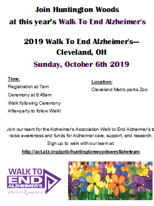 Alzheimer’s Association Walk to End Alzheimer’s